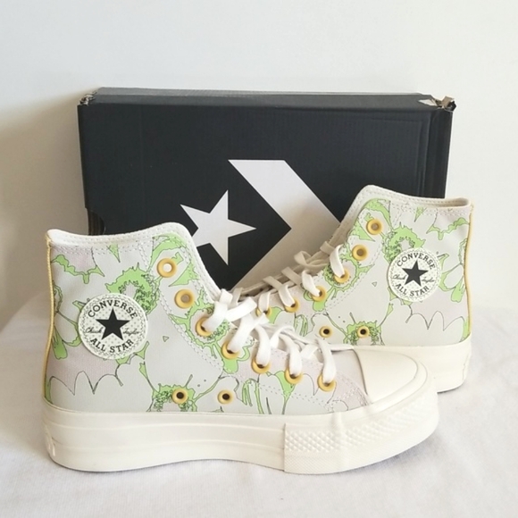 Converse | Shoes | New Converse Lime Rave High Top 55 | Poshmark